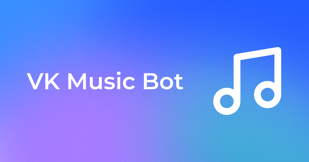 VK Music Bot – Музыкальный бот для Discord